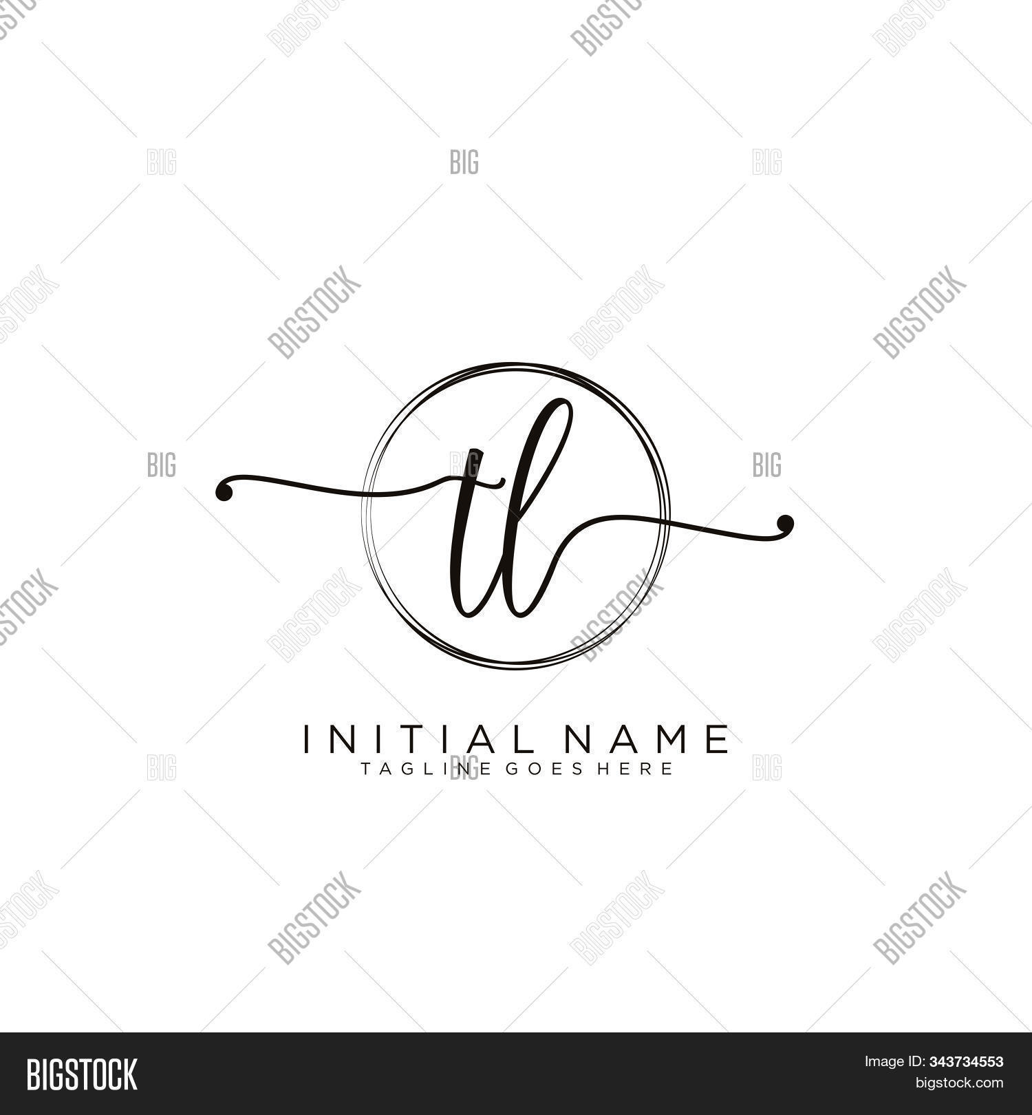 Tl Initial Vector & Photo (Free Trial) | Bigstock