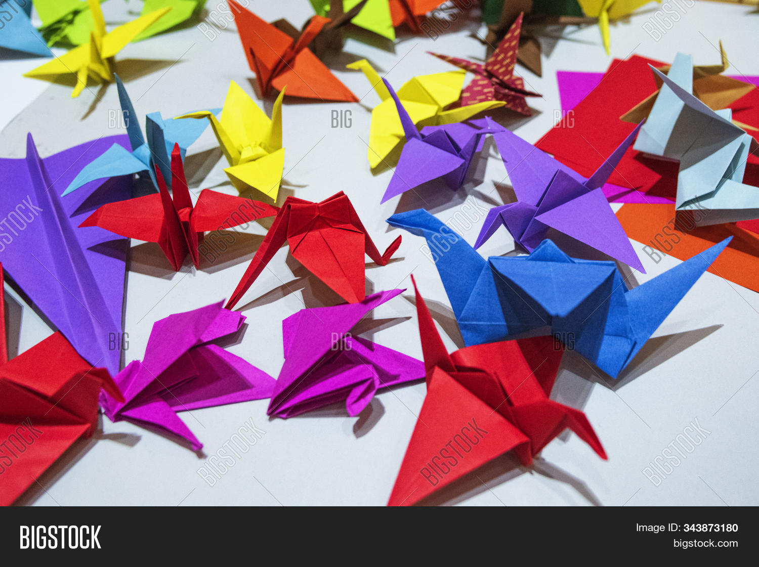 Color Paper Cranes Image & Photo (Free Trial) | Bigstock
