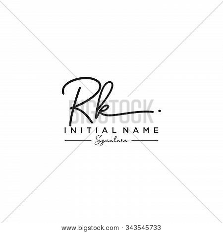 Letter Initial Rk Vector & Photo (Free Trial) | Bigstock