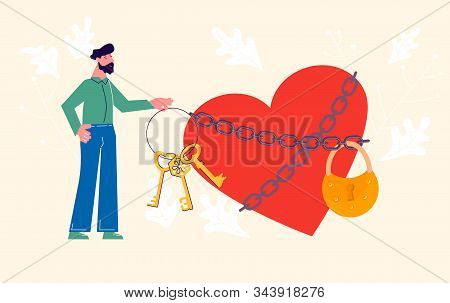 Metaphor Love Locked Vector & Photo (Free Trial) | Bigstock