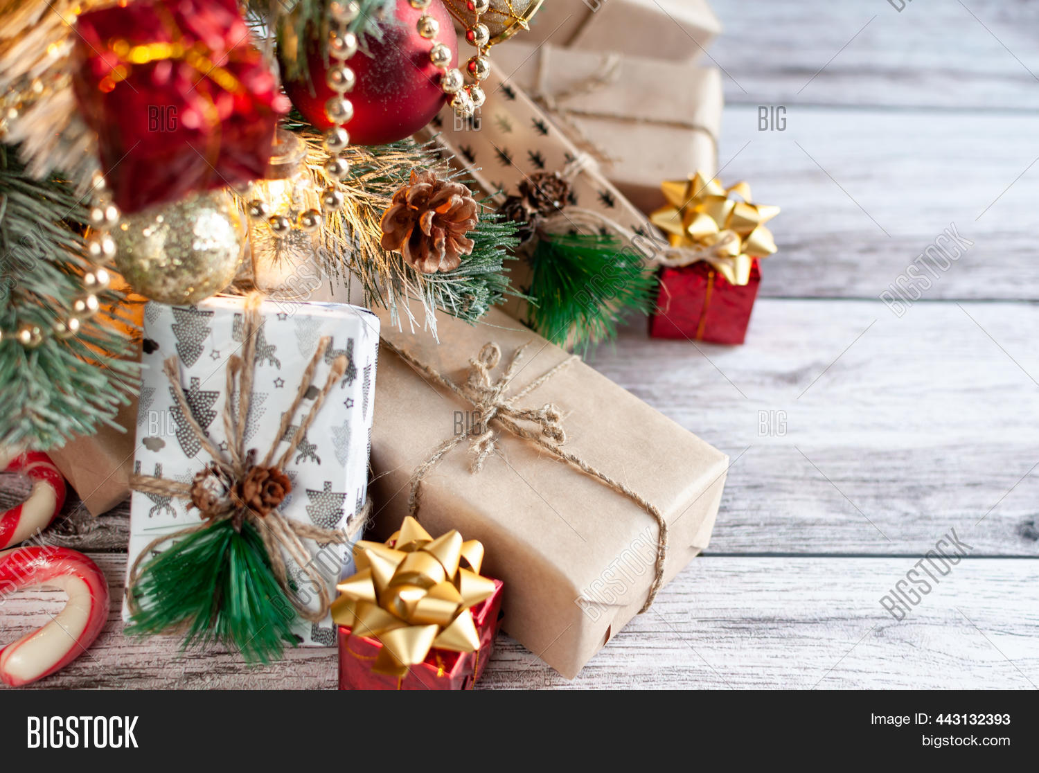 Many Gift Boxes Under Image & Photo (Free Trial) | Bigstock