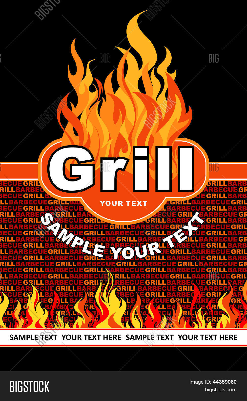 Grill. Barbecue Grill Vector & Photo (Free Trial) | Bigstock