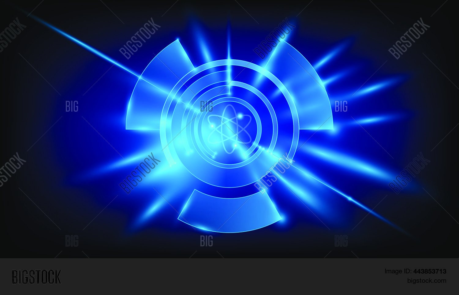 Blue Color Light Beam Vector & Photo (Free Trial) | Bigstock