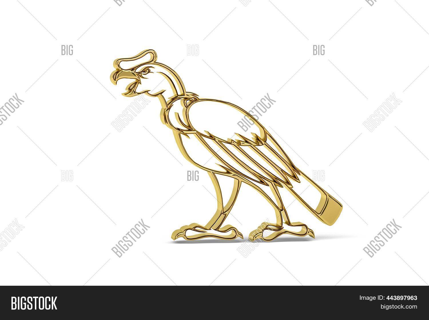 Golden 3d Condor Icon Image & Photo (Free Trial) | Bigstock