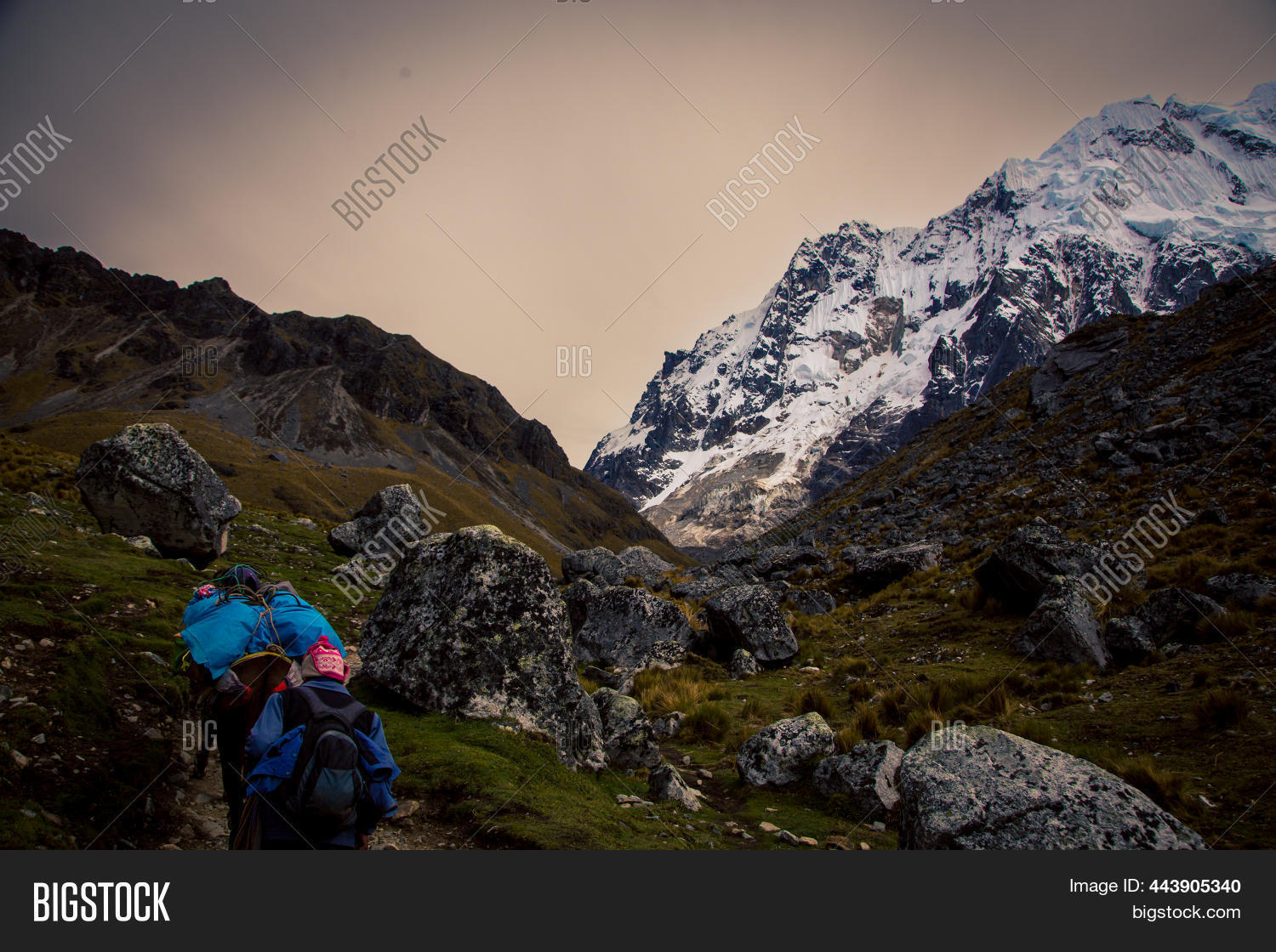 Hiking Trail Andes Image & Photo (Free Trial) | Bigstock