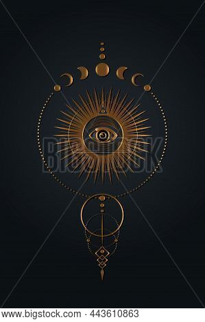 Gold Mystical Third Vector & Photo (Free Trial) | Bigstock