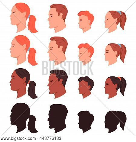 Side Profile Human Vector & Photo (Free Trial) | Bigstock