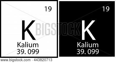 Kalium Icon. Chemical Vector & Photo (Free Trial) | Bigstock