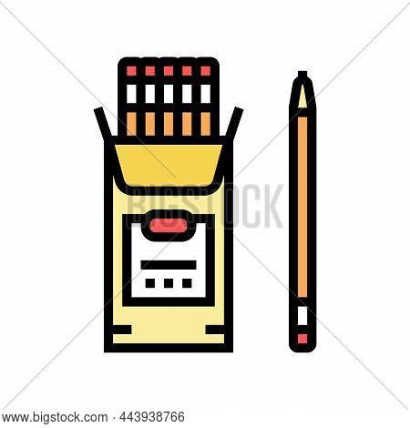 No. 2 Pencil Color Vector & Photo (Free Trial) | Bigstock