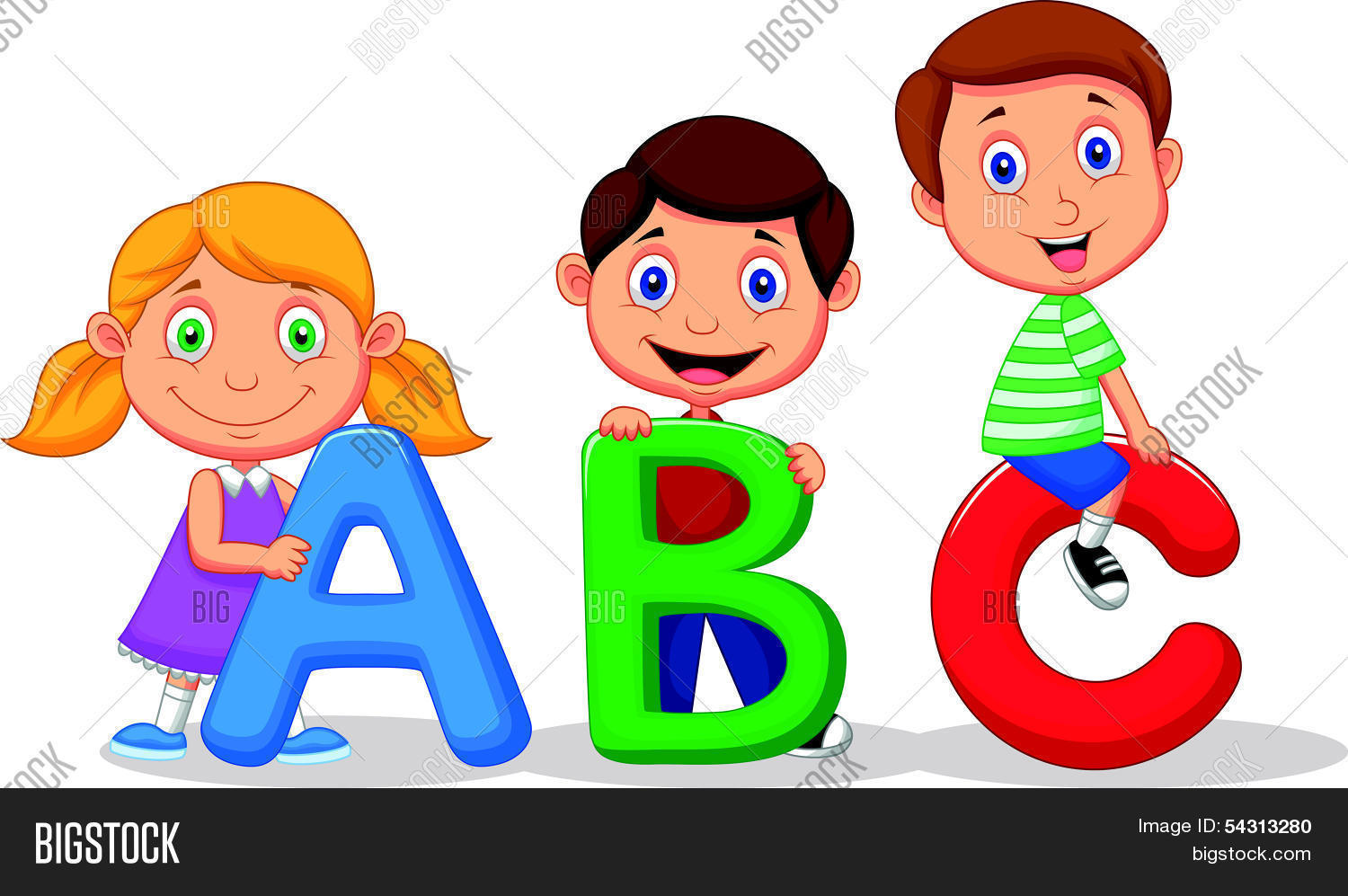 Children Cartoon ABC Vector & Photo (Free Trial) | Bigstock