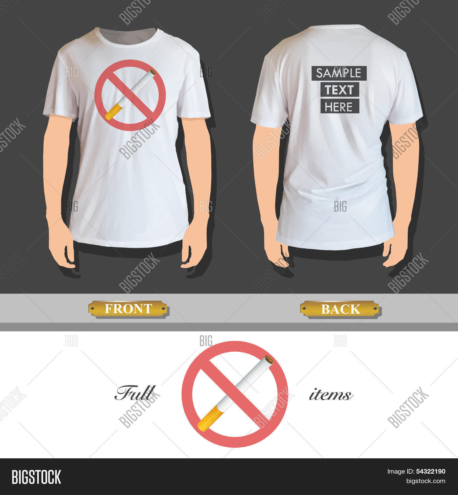 Prohibited Sign Cigar Vector & Photo (Free Trial) | Bigstock