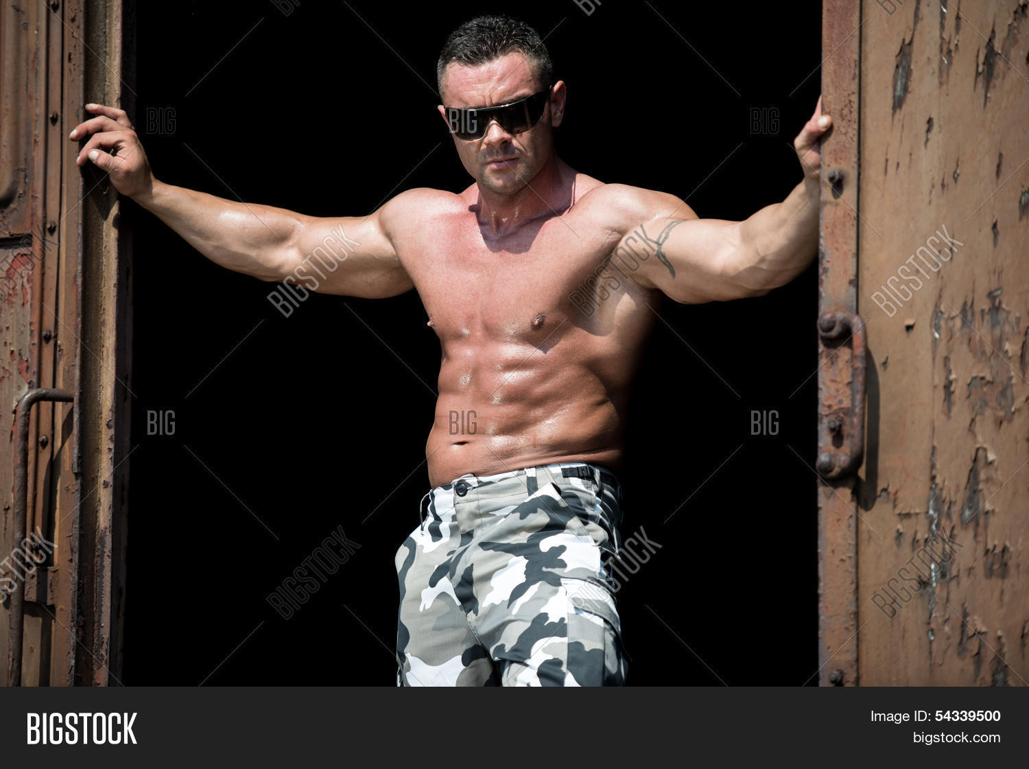 Muscular Man Catching Image & Photo (Free Trial) | Bigstock