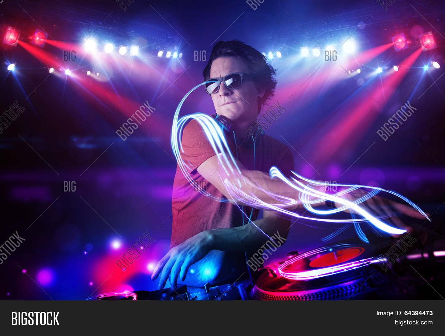 Handsome Disc Jockey Image & Photo (Free Trial) | Bigstock