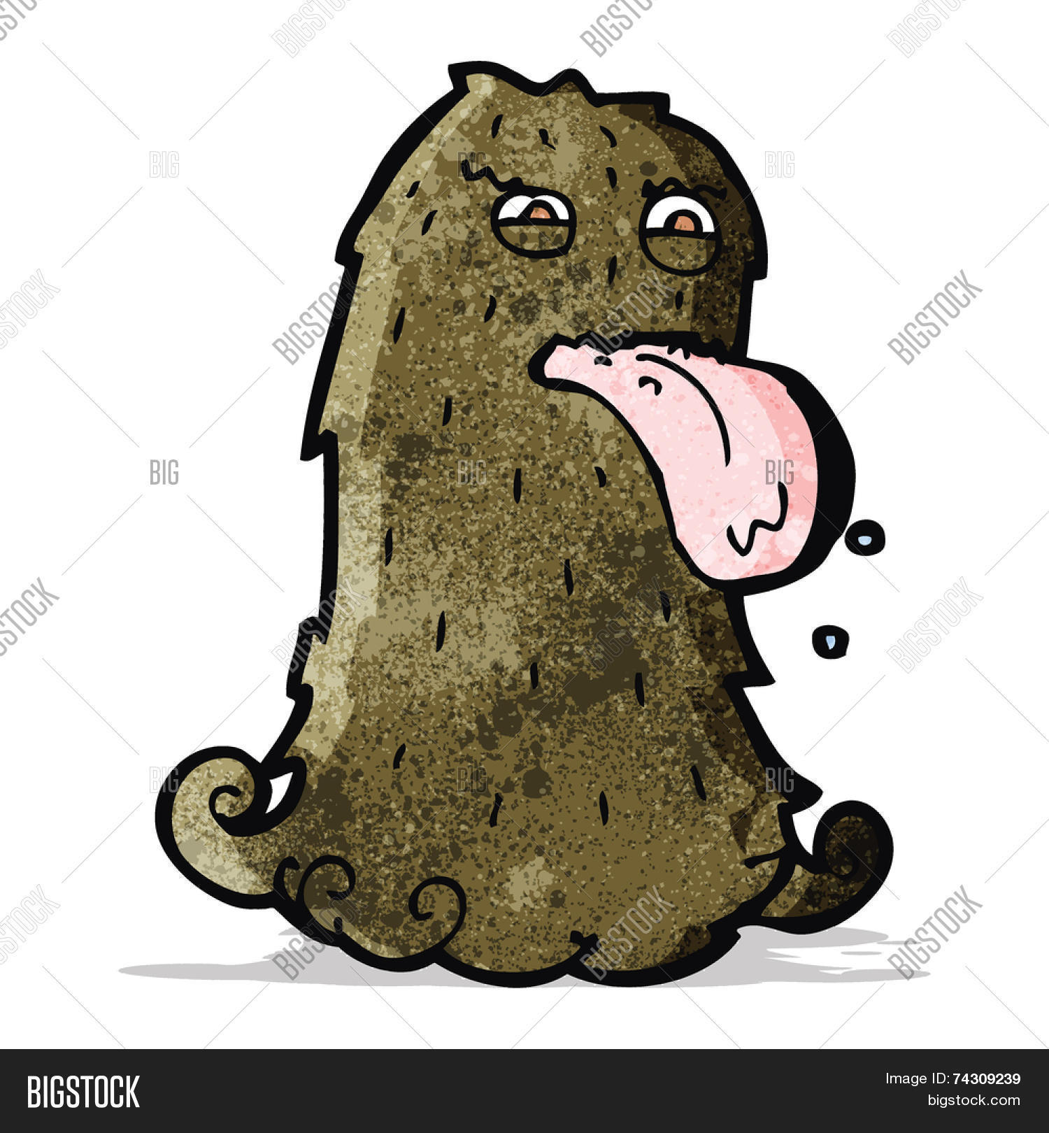 Cartoon Hairy Monster Vector & Photo (Free Trial) | Bigstock
