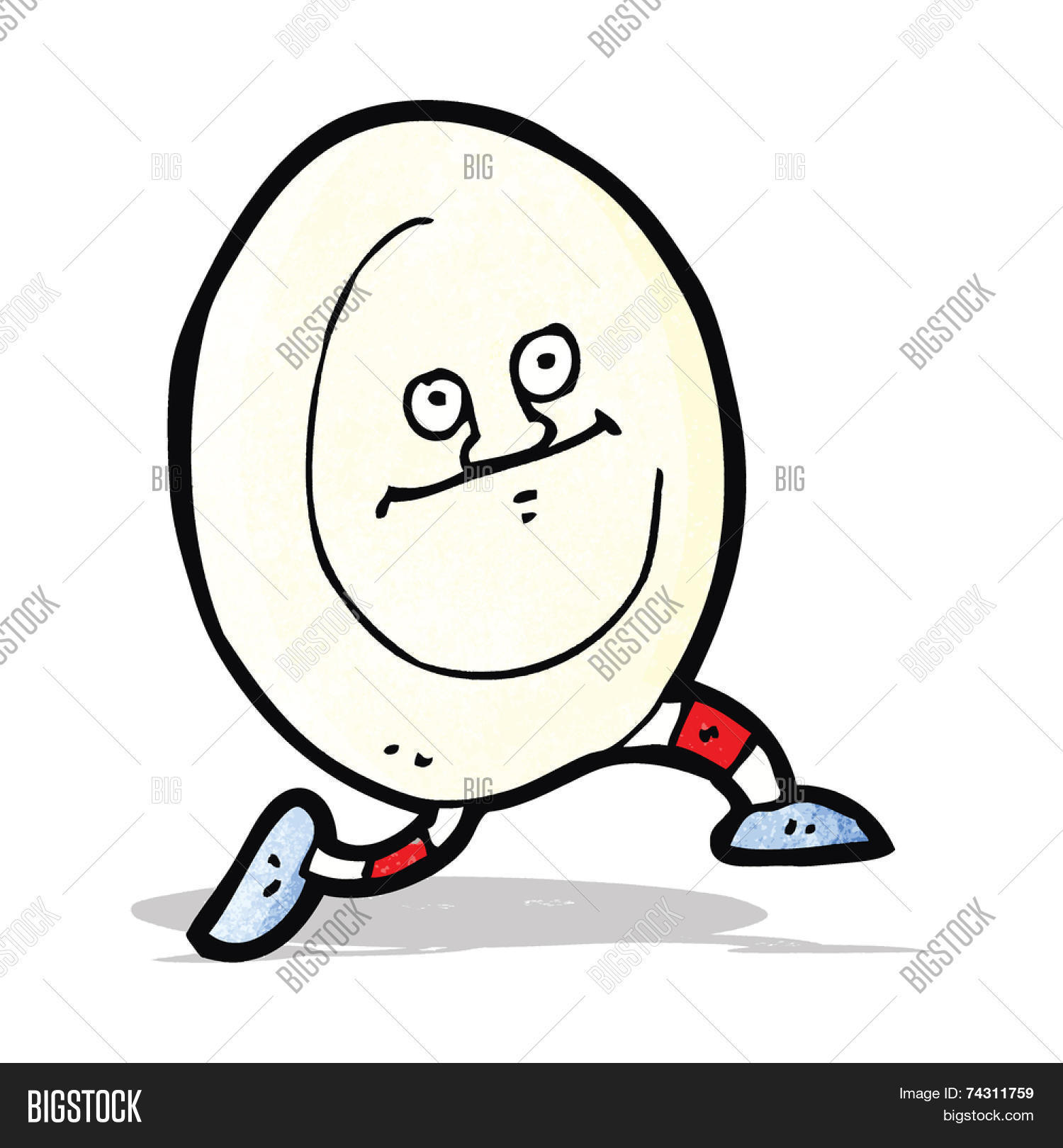 Cartoon Dish Running Vector & Photo (Free Trial) | Bigstock