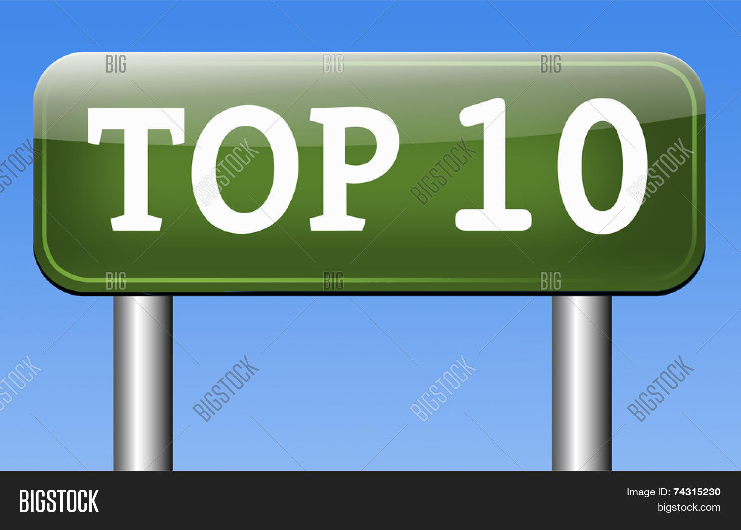 Top 10 Charts List Pop Image & Photo (Free Trial) | Bigstock