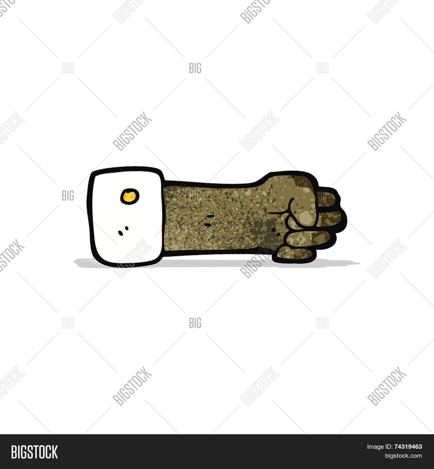 Cartoon Clenched Fist Vector & Photo (Free Trial) | Bigstock