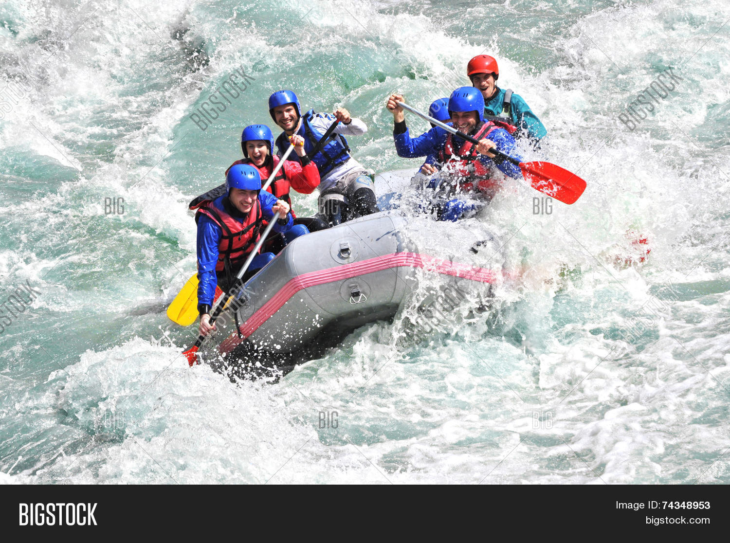 Rafting Extreme Fun Image & Photo (Free Trial) | Bigstock
