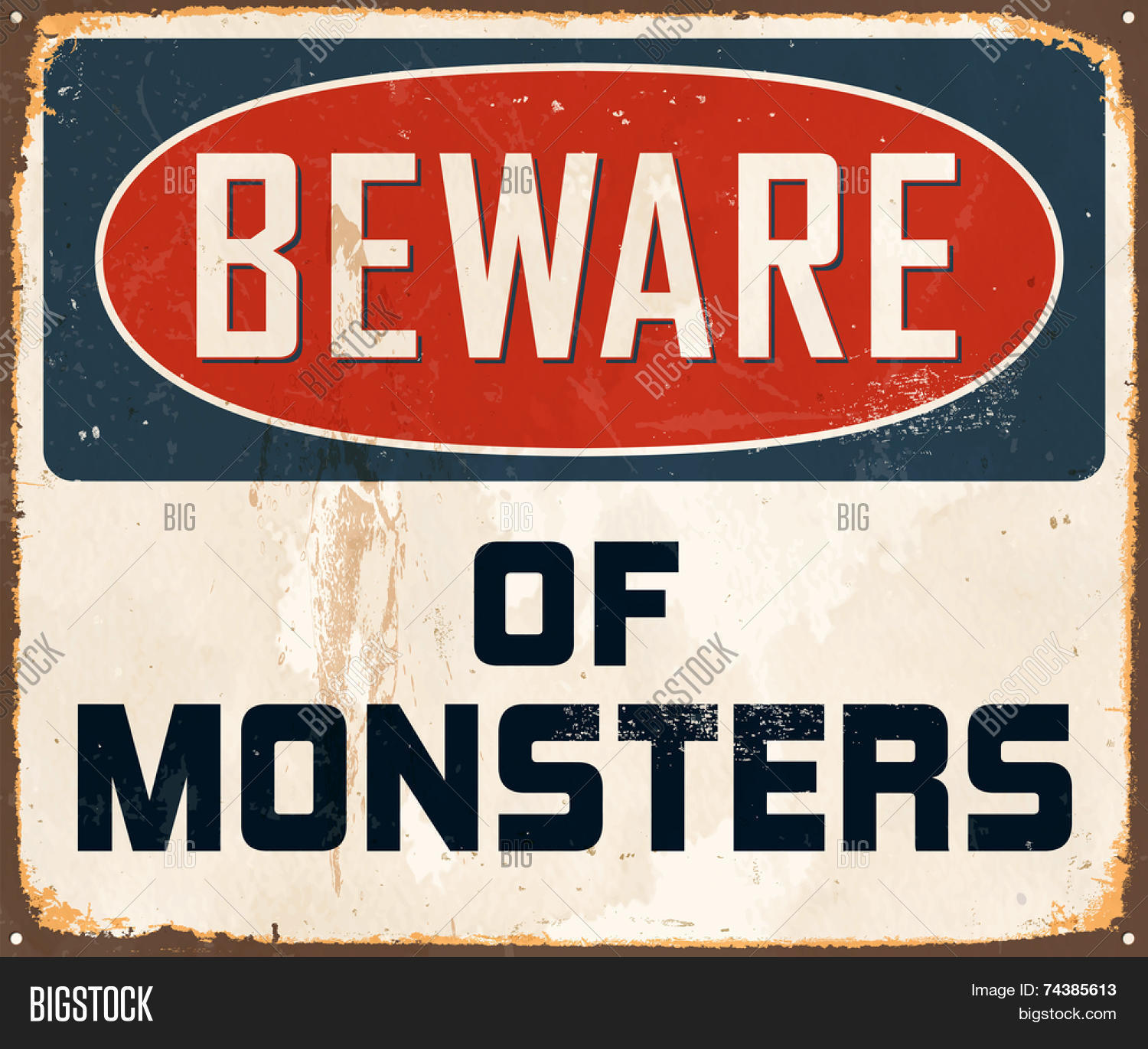 Vintage Metal Sign - Vector & Photo (Free Trial) | Bigstock