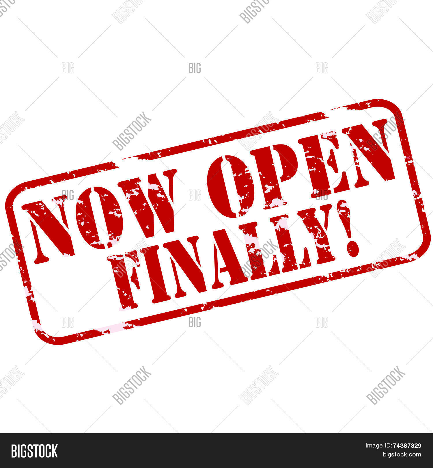 Now Open Finally Vector & Photo (Free Trial) | Bigstock