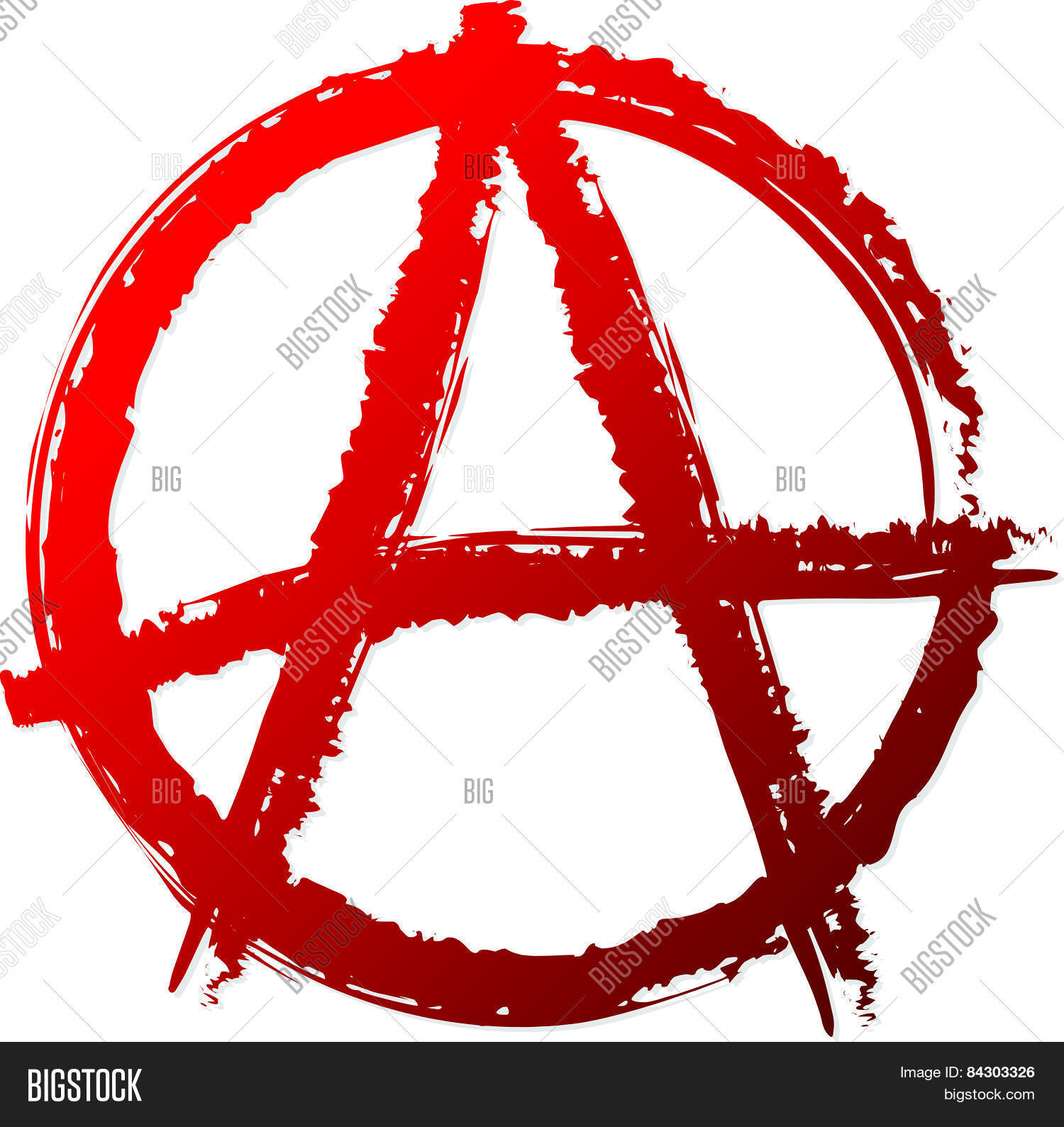 Anarchy Symbol Sign. Vector & Photo (Free Trial) | Bigstock