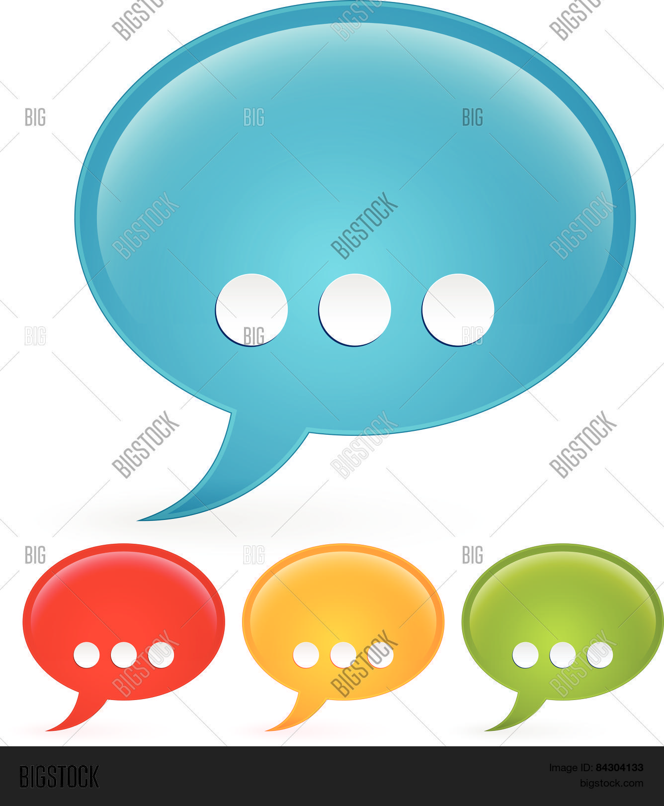 Speech Bubbles, Talk Vector & Photo (Free Trial) | Bigstock