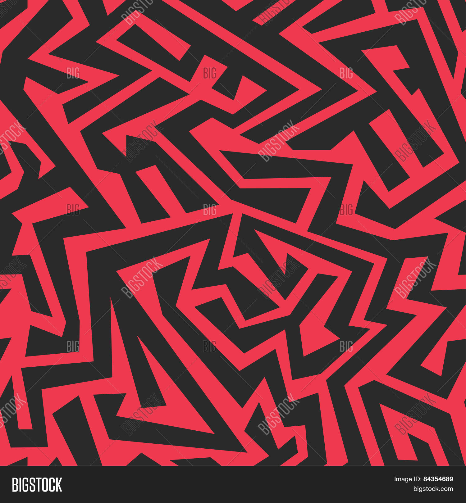 Red Tribal Seamless Vector & Photo (Free Trial) | Bigstock