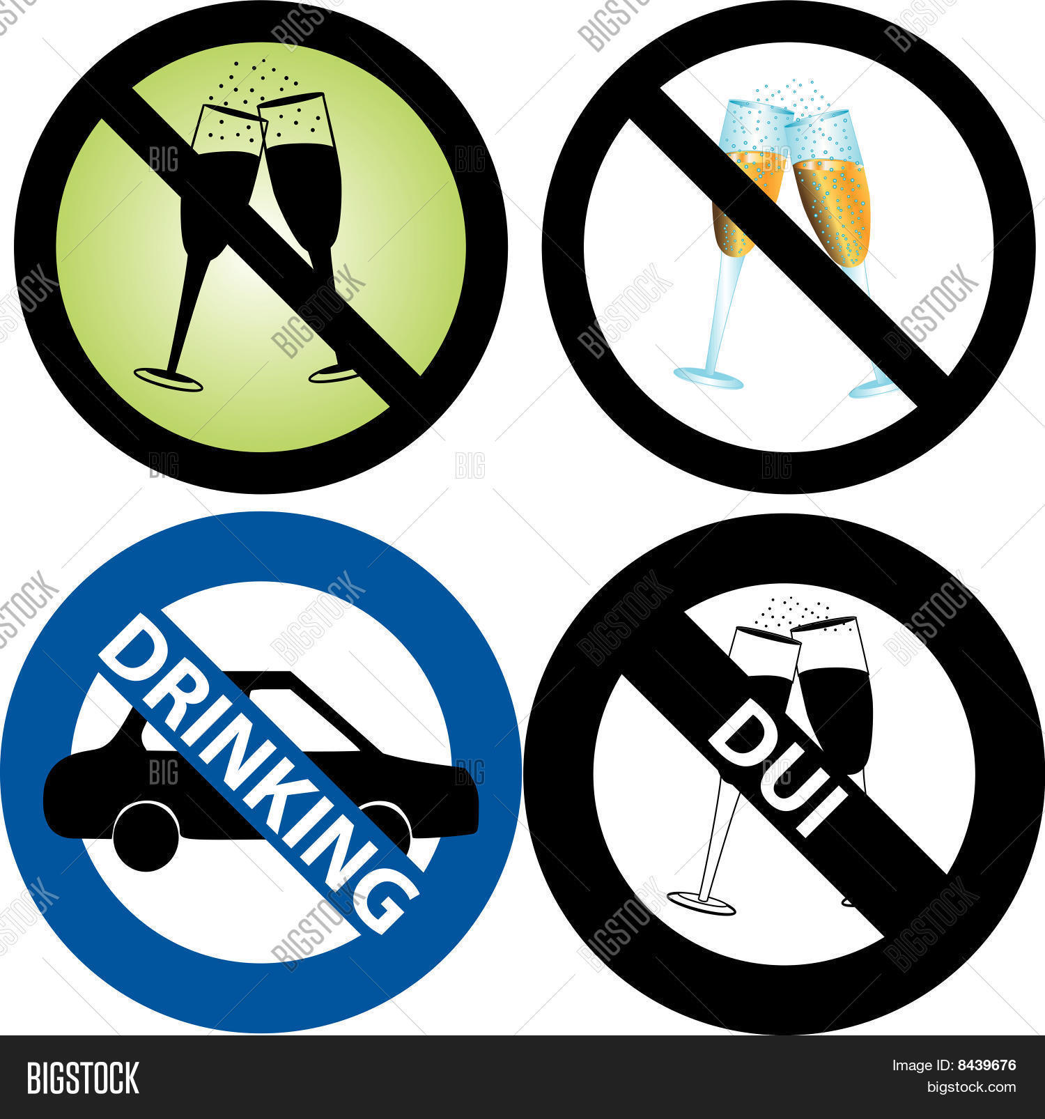 No Drinking Sign Vector & Photo (Free Trial) | Bigstock
