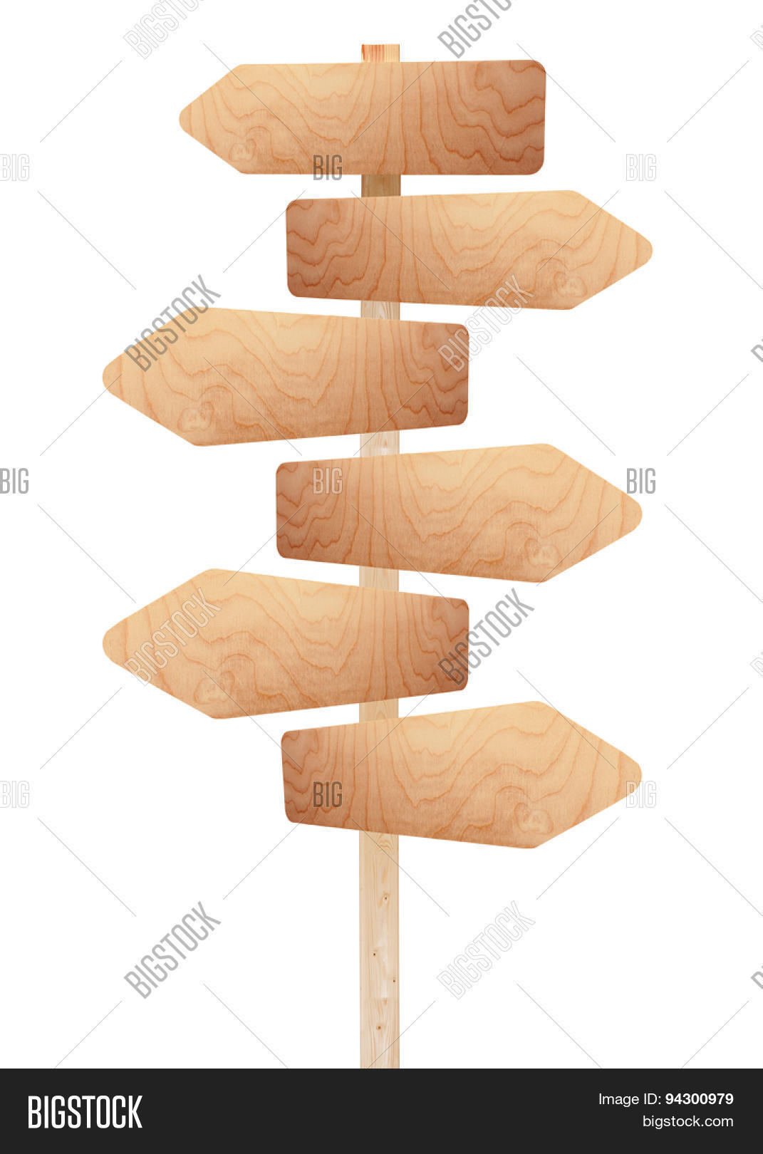 Wooden Sign Arrows Image & Photo (Free Trial) | Bigstock