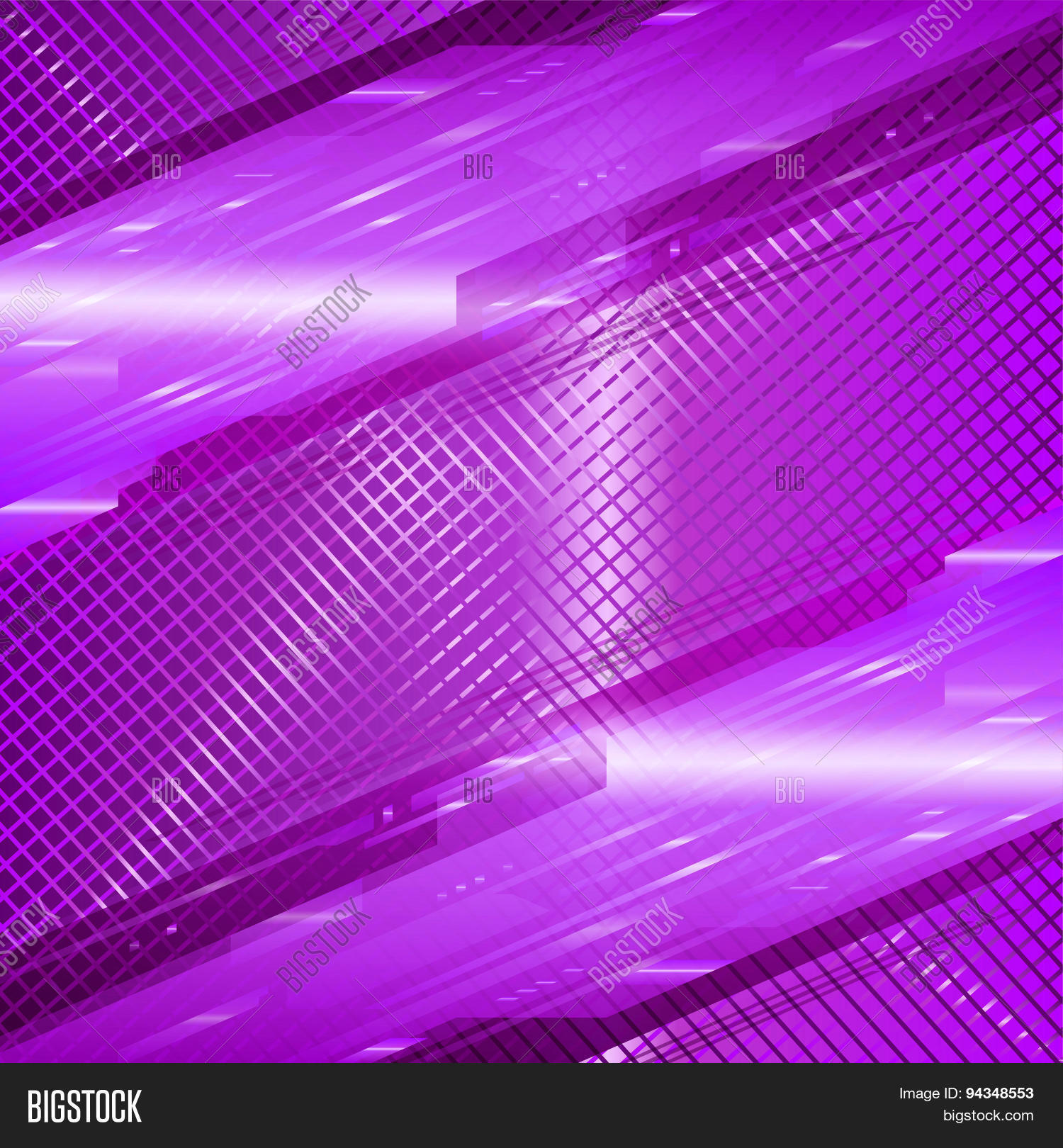 Purple Abstract Tech Image & Photo (Free Trial) | Bigstock