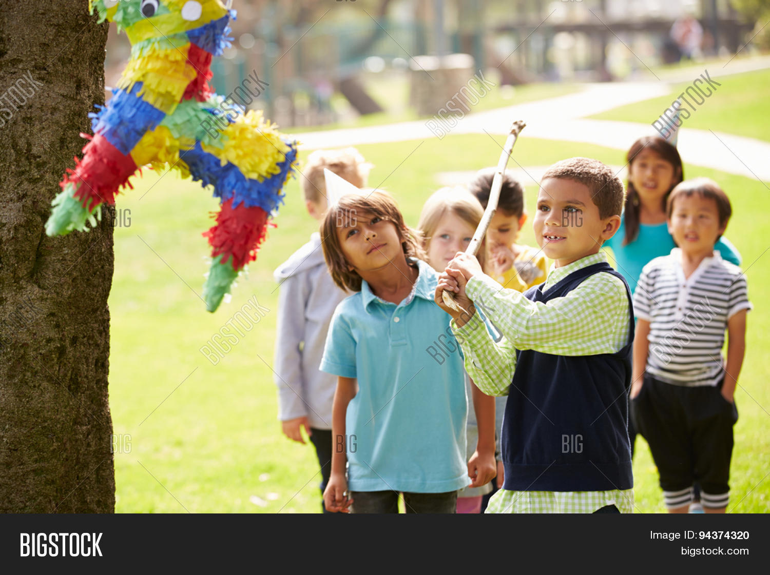 Children Hitting Image & Photo (Free Trial) | Bigstock