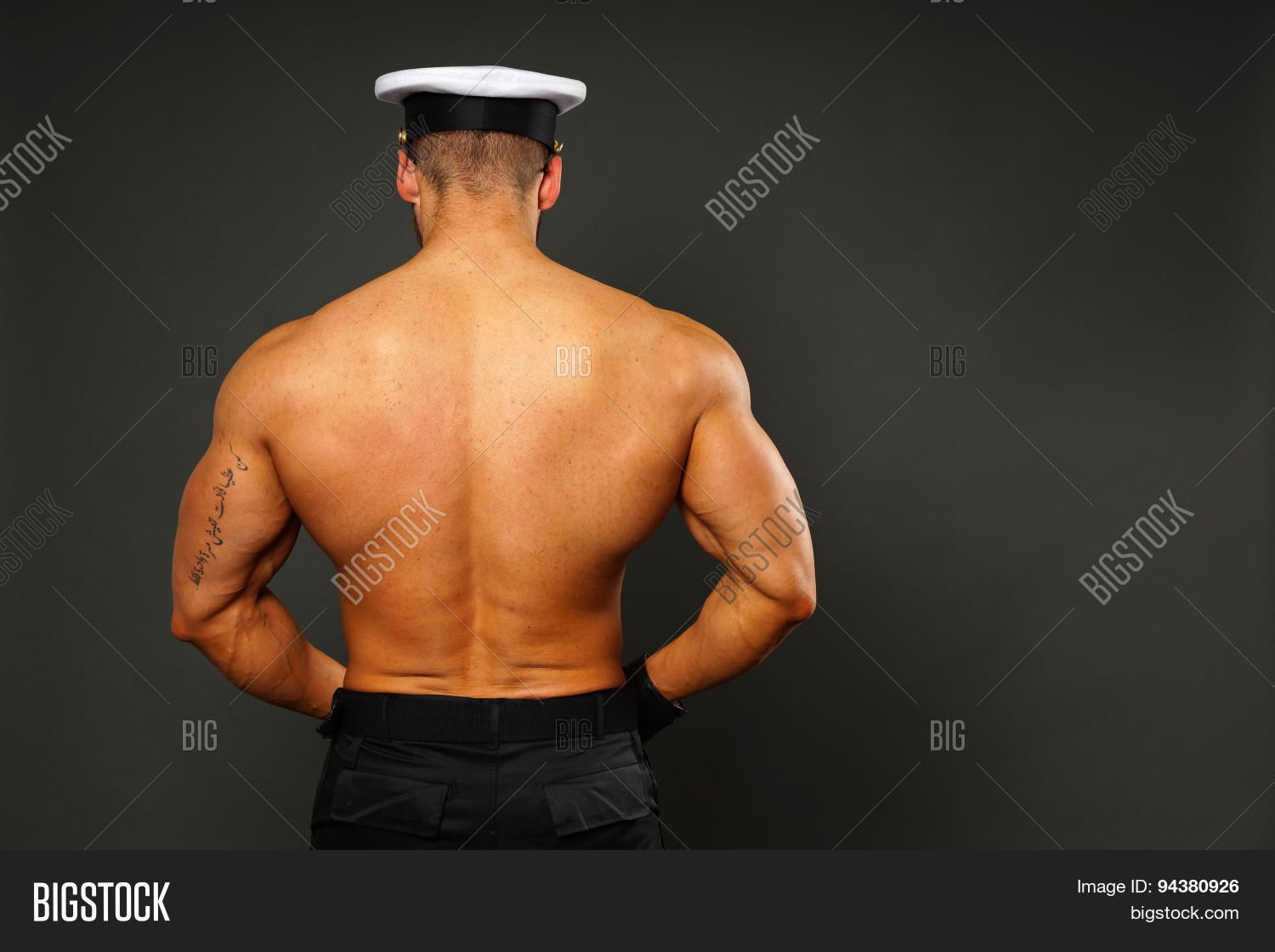 Muscular Man Police Image & Photo (Free Trial) | Bigstock