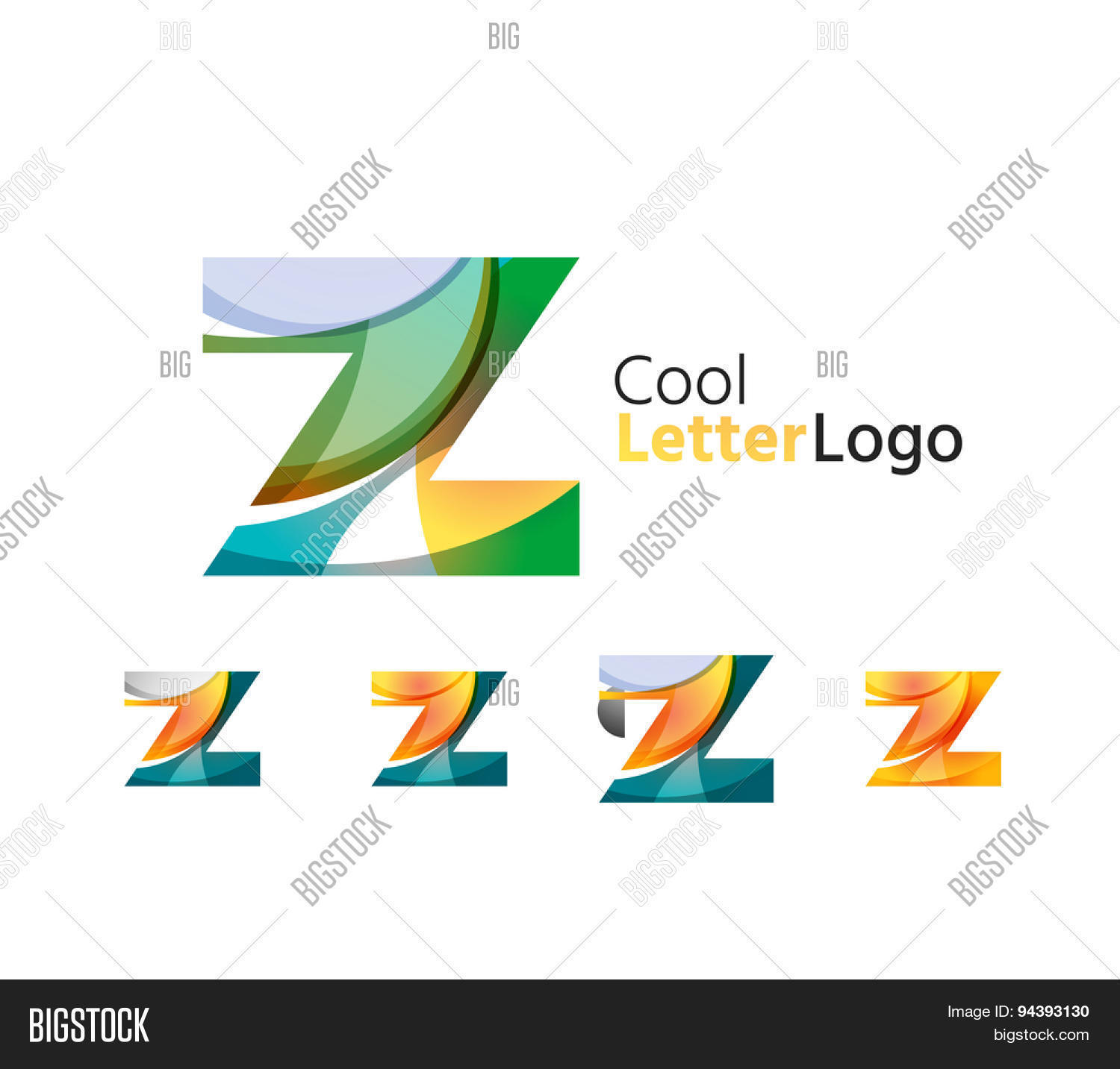 Set Abstract Z Letter Vector & Photo (Free Trial) | Bigstock