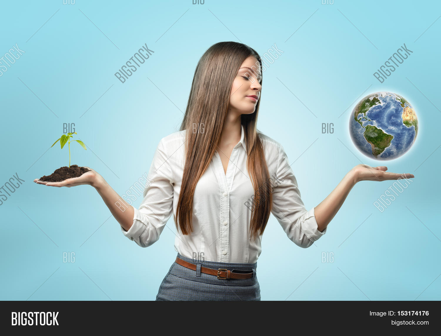 Woman Holding Handful Image & Photo (Free Trial) | Bigstock