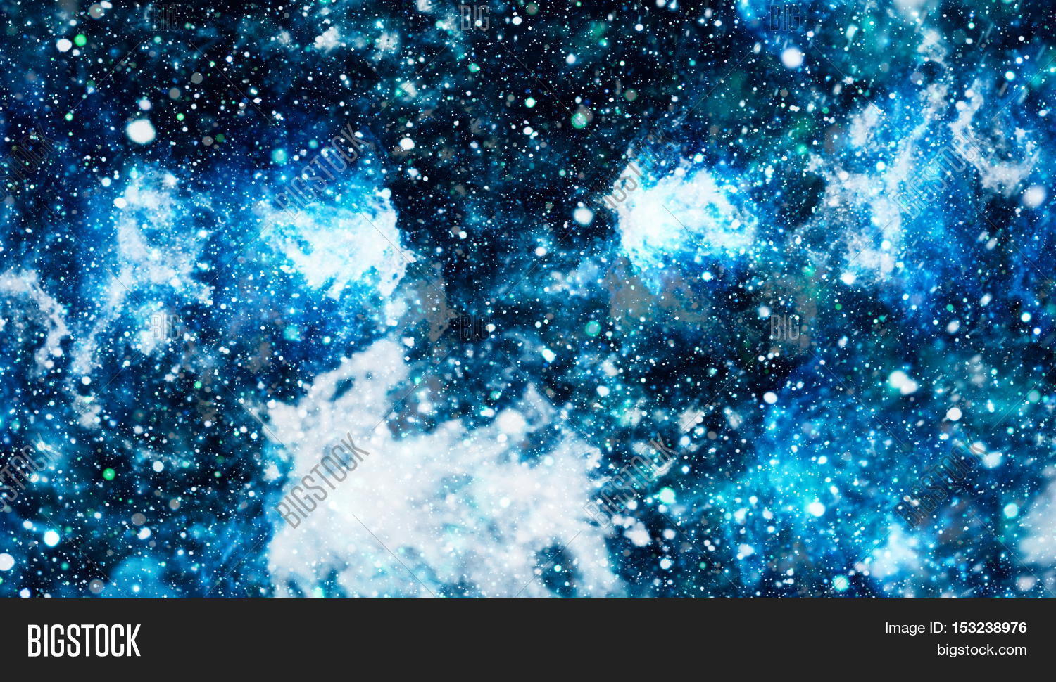 Blue Nebula Background Image & Photo (Free Trial) | Bigstock