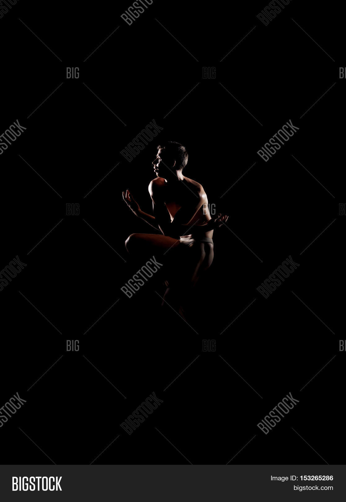 Silhouette Trace Male Image & Photo (Free Trial) | Bigstock