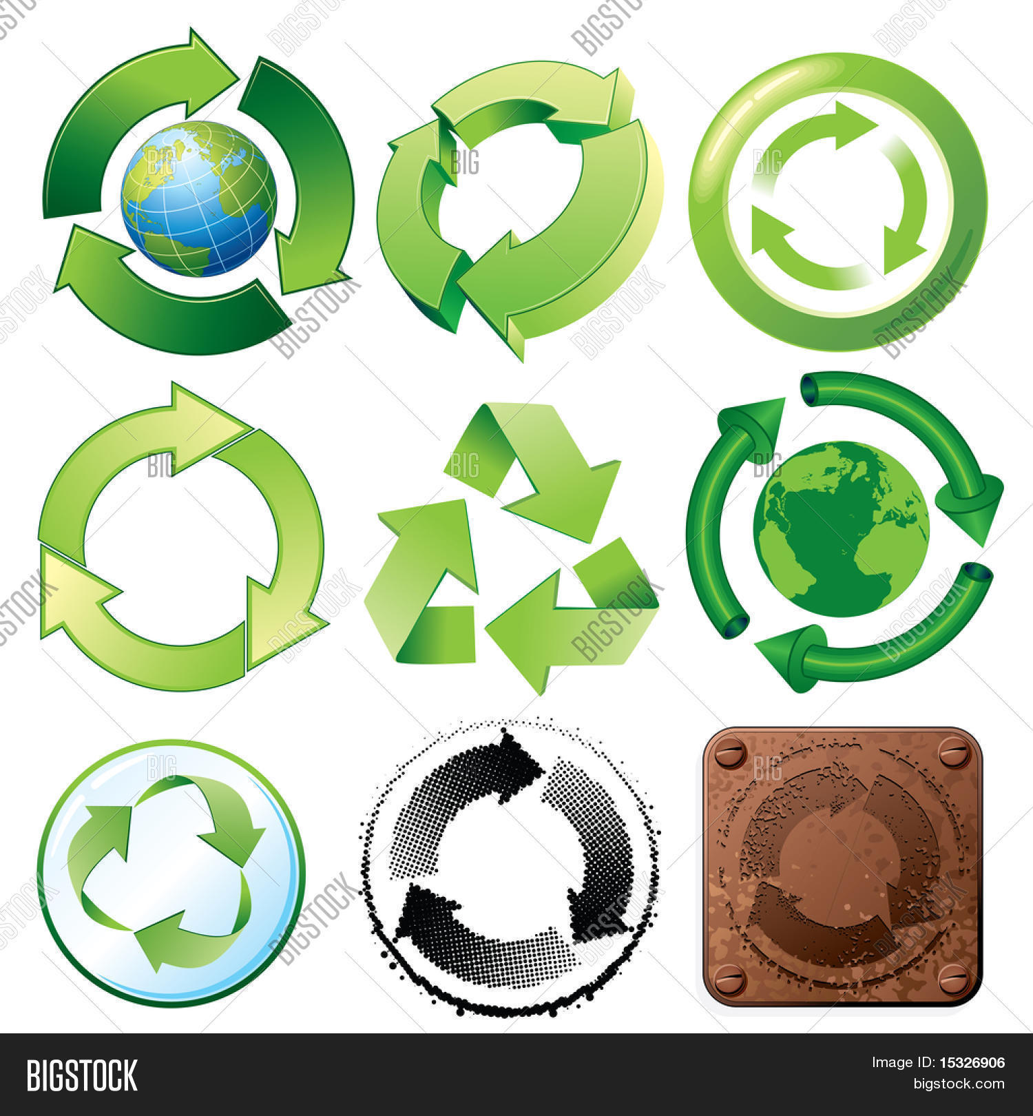 Recycle Symbols- Vector & Photo (Free Trial) | Bigstock