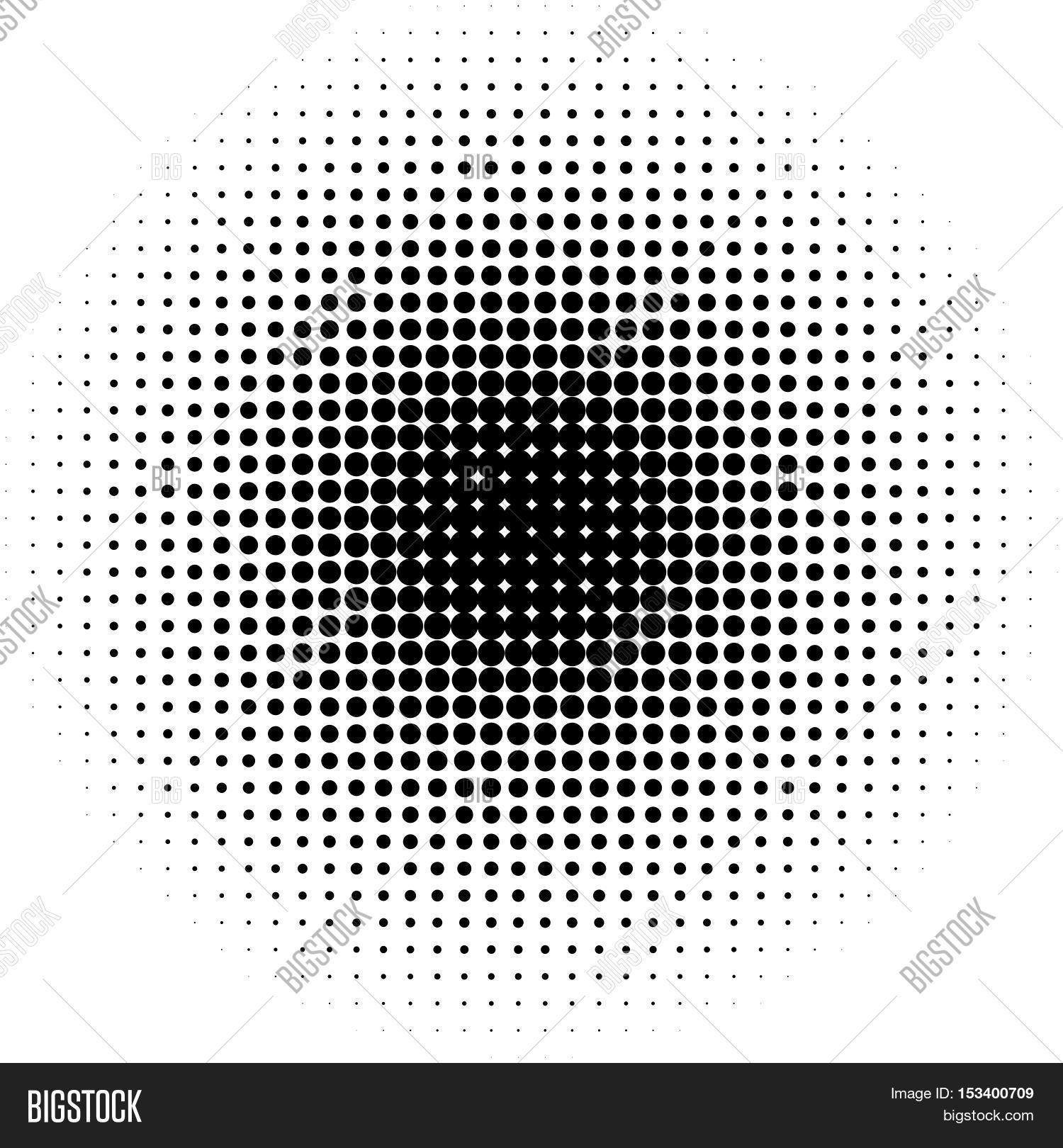 Circle Halftone Vector & Photo (Free Trial) | Bigstock