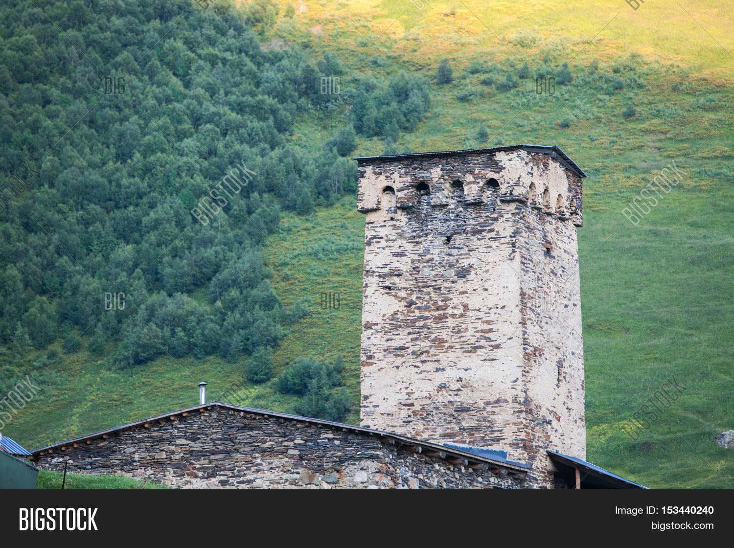 Viev Village Ushguli Image & Photo (Free Trial) | Bigstock