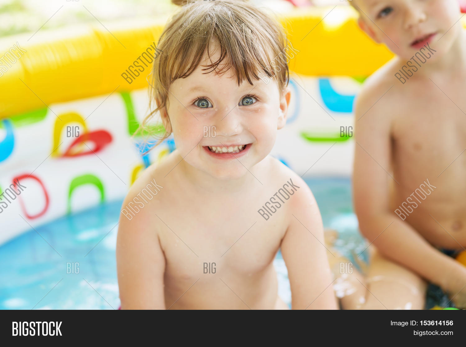 Little Girl Bathes Image & Photo (Free Trial) | Bigstock