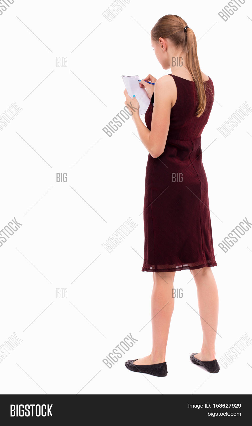 Back View Stands Woman Image & Photo (Free Trial) | Bigstock