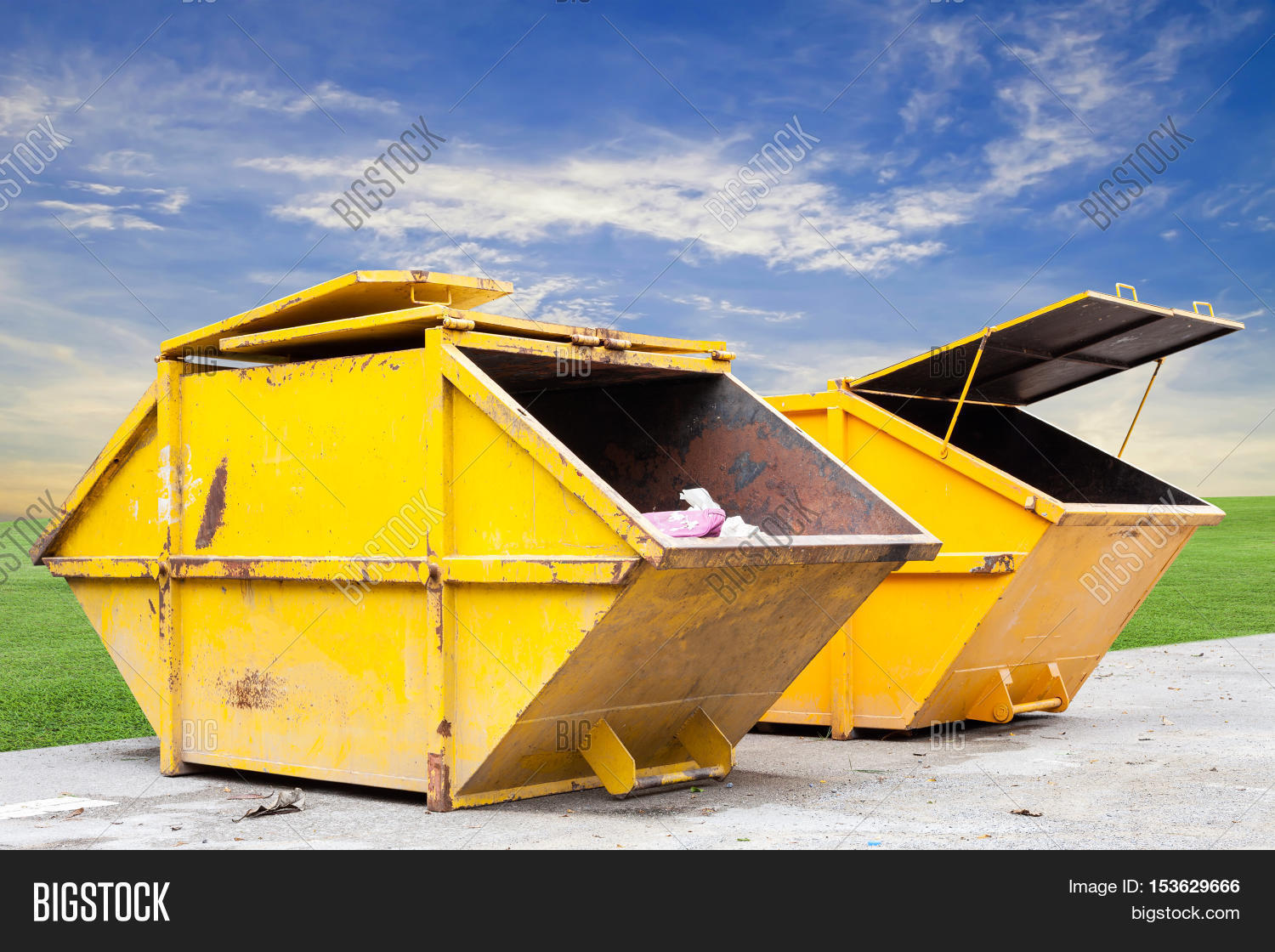 Industrial Waste Bin ( Image & Photo (Free Trial) | Bigstock