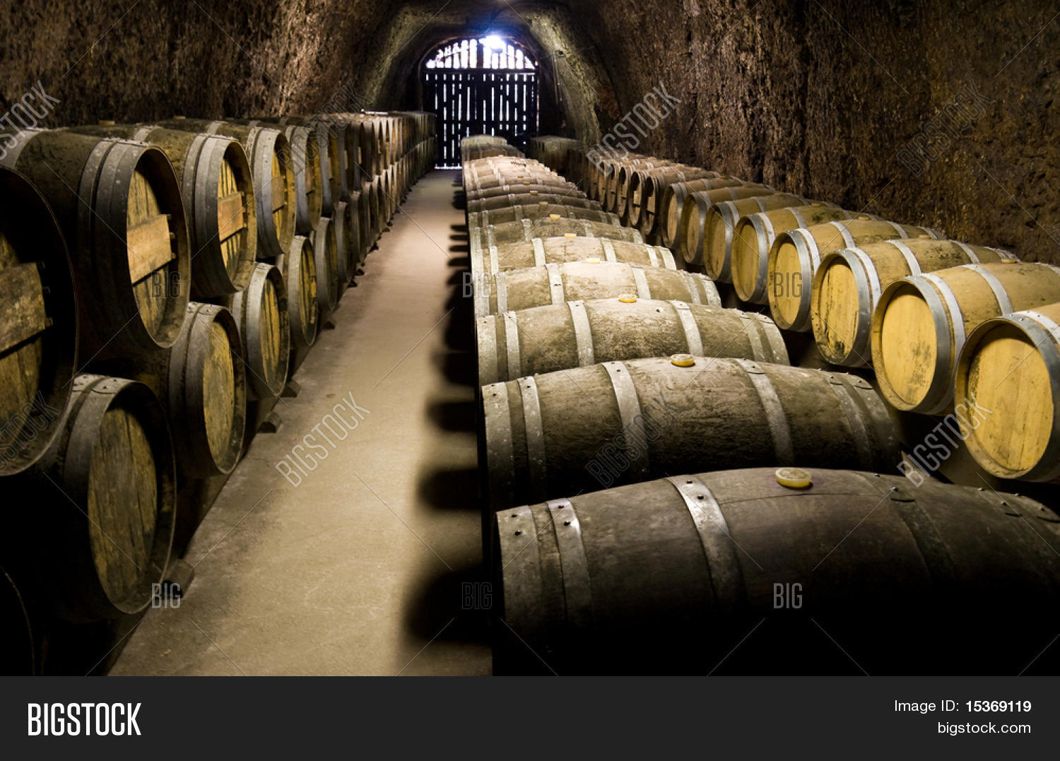 Wine Barrels Cellar. Image & Photo (Free Trial) | Bigstock