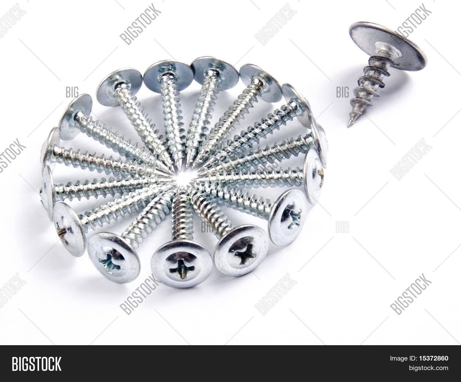 Screw Drives On White Image & Photo (Free Trial) | Bigstock