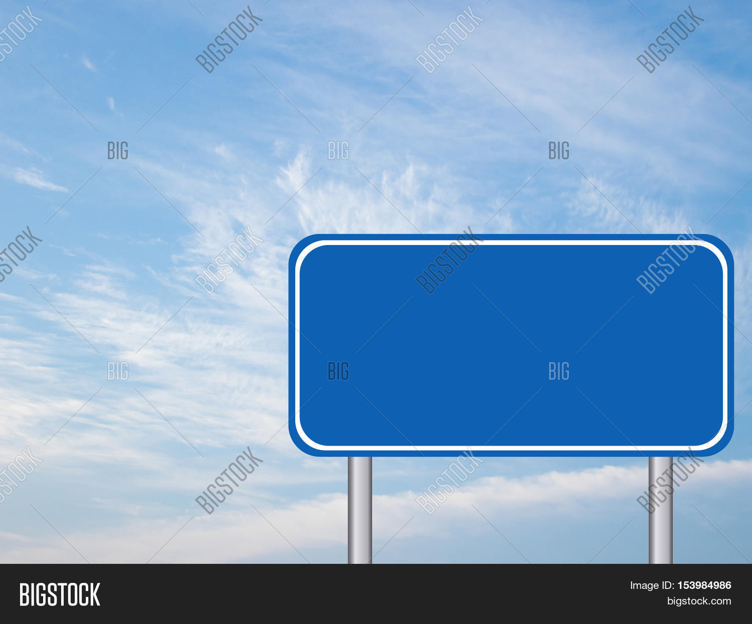 Blank Blue Image & Photo (Free Trial) | Bigstock