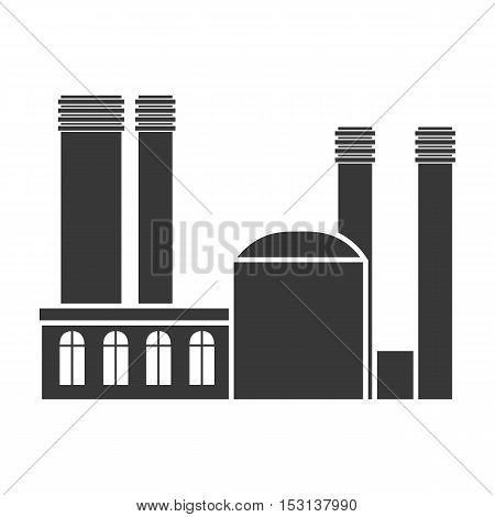 Factory Icon Black Vector & Photo (Free Trial) | Bigstock