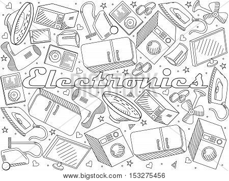 Electronics Coloring Vector & Photo (Free Trial) | Bigstock