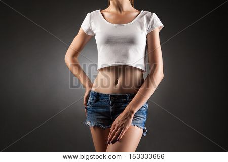 Slim Girl Open Navel Image & Photo (Free Trial) | Bigstock