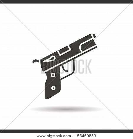 Gun Icon. Drop Shadow Vector & Photo (Free Trial) | Bigstock