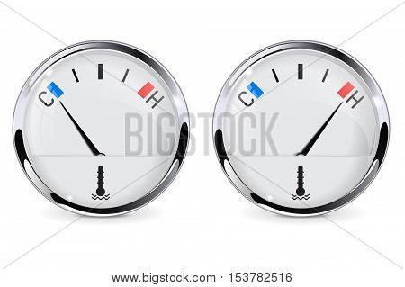 Thermometer - Car Vector & Photo (Free Trial) | Bigstock